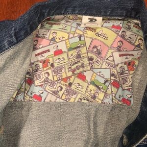 sn | Jackets & Coats | Snoopy Jean Jacket | Poshmark